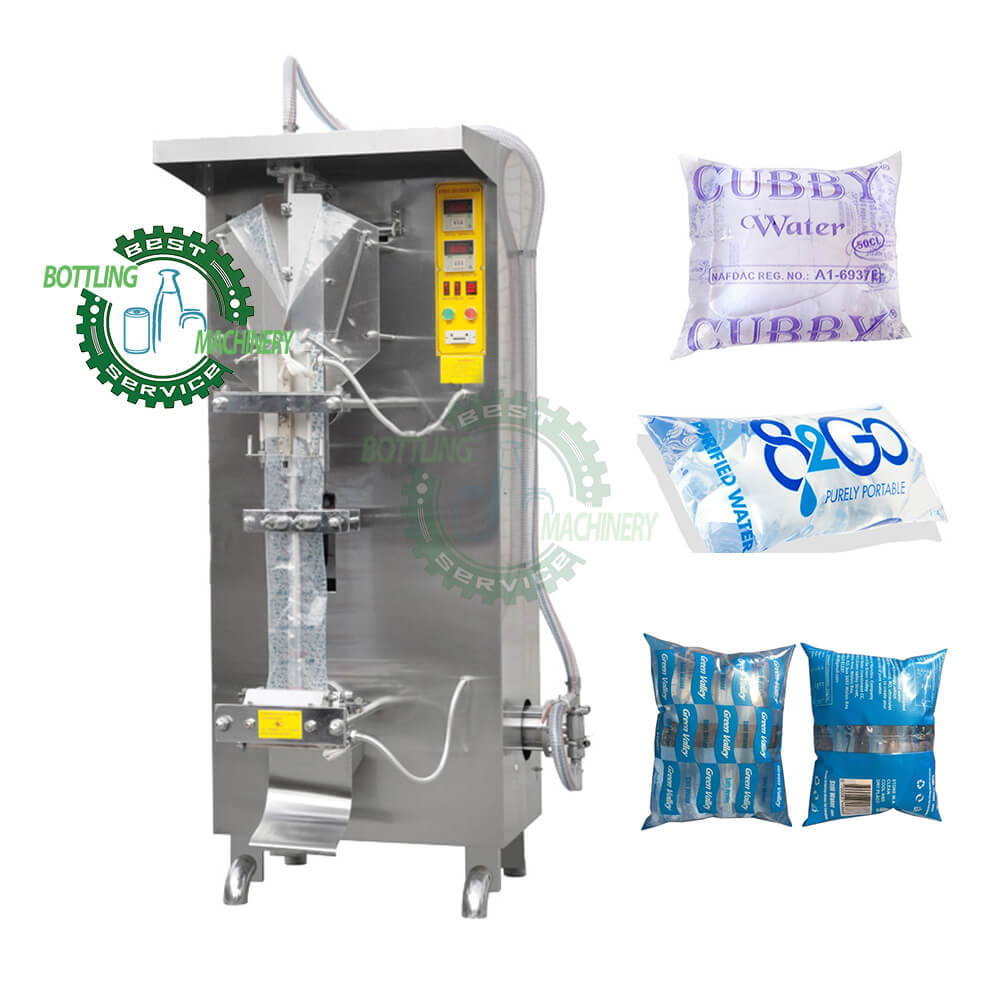 0-500ml and 0-1000ml Sachet water packing sealing machine - BOTTLING ...