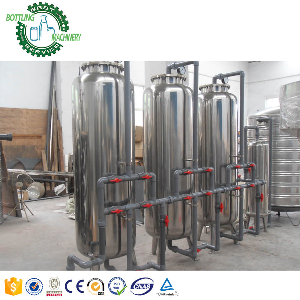 3000LPH 3m3/h borehole underground river well salt water filtration ...