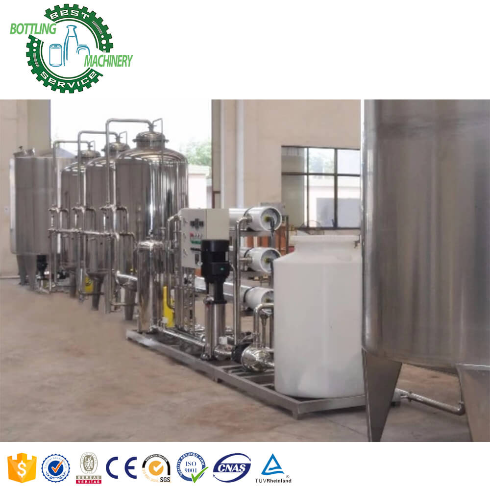 3000LPH 3m3/h borehole underground river well salt water filtration ...